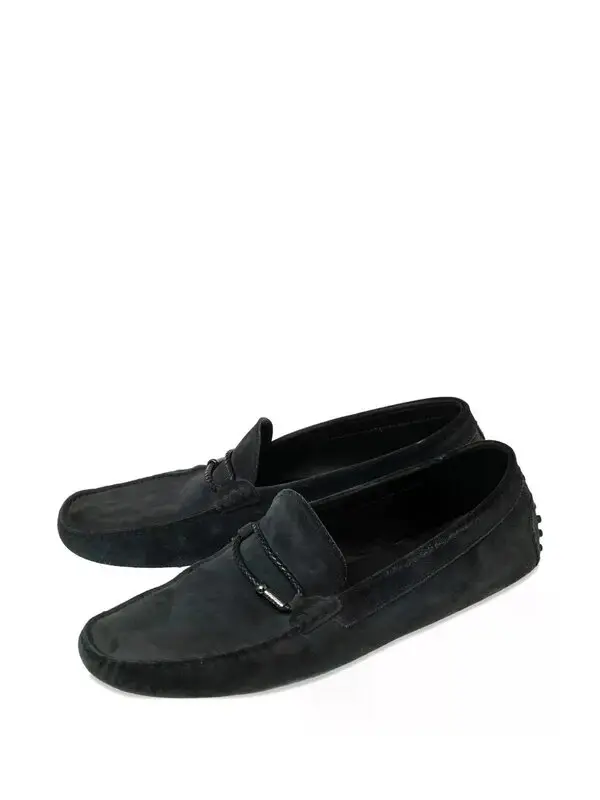TOD'S Braided Suede Loafers