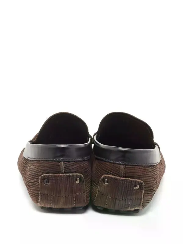 TOD'S Suede Loafers - Brown