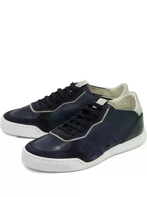 Santoni Panelled Sneakers