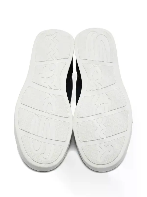 Santoni Panelled Sneakers