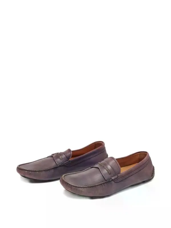 Giorgio Armani Leather Loafers