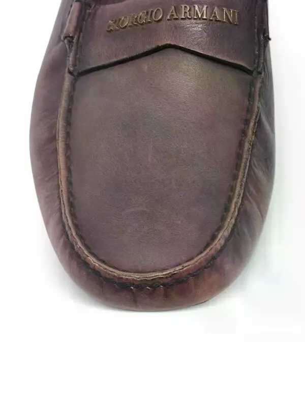 Giorgio Armani Leather Loafers