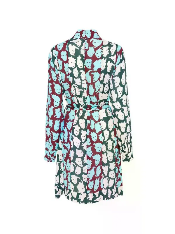 Missoni Faces-print Belted Dress