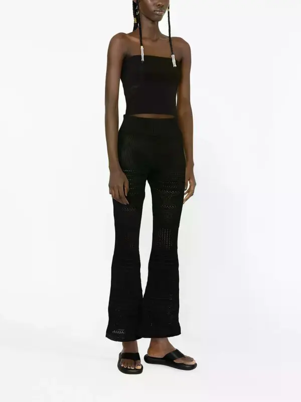 Stella McCartney Knitted Flared Trousers