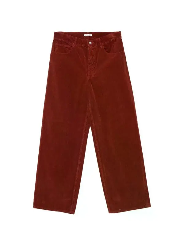 Auralee Corduroy Trousers - Brown
