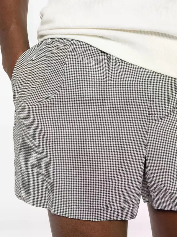 Our Legacy Check Shorts - Black