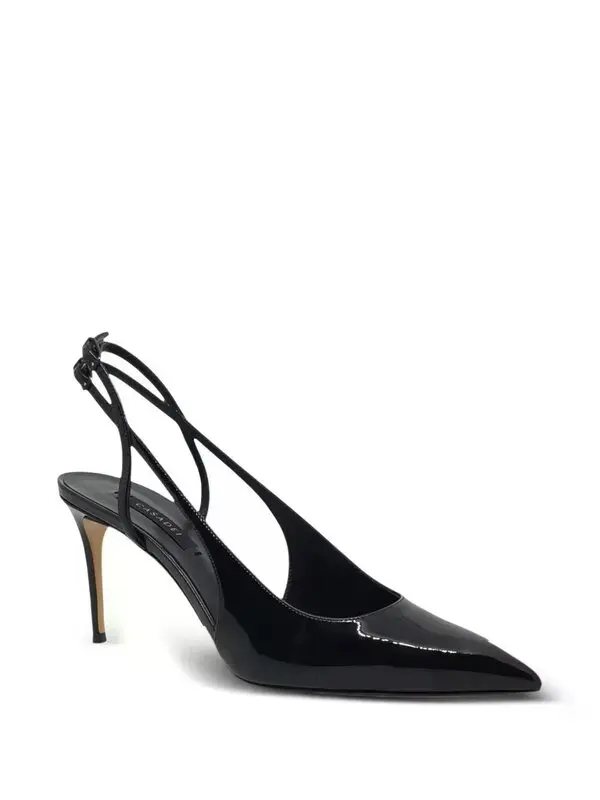 Casadei Pointed-toe Slingback Pumps - Black