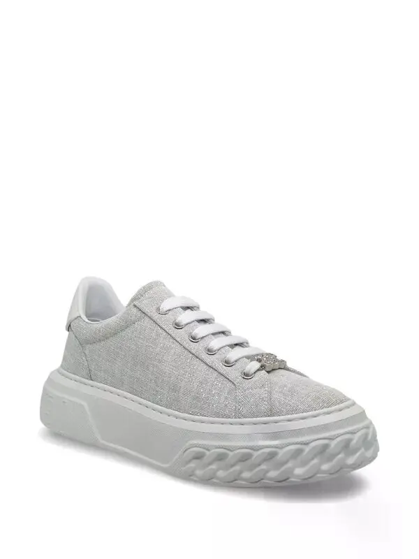 Casadei Off Road Cas25 Platform Sneakers - Grey