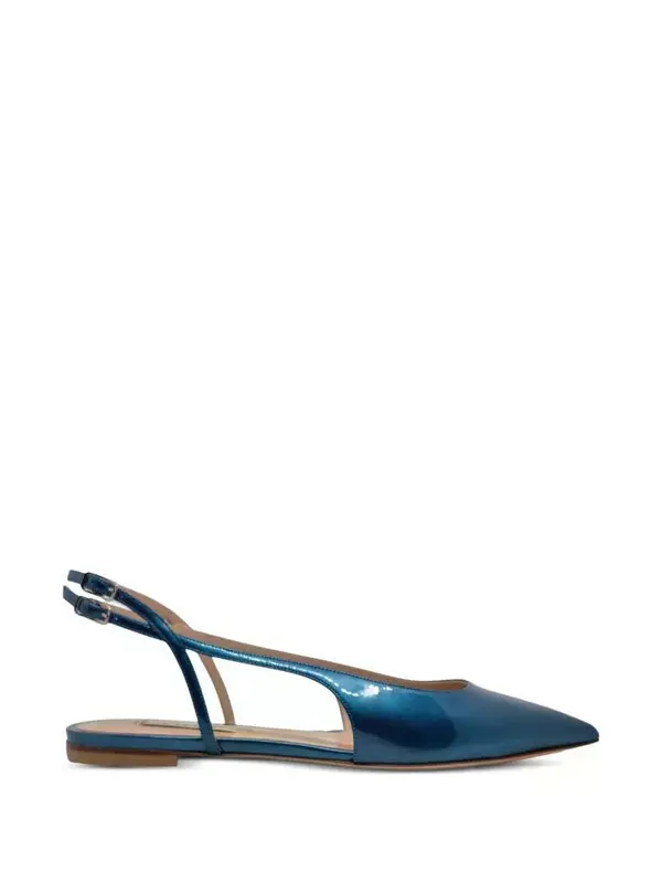 Casadei Pointed-toe Slingback Ballet Flats