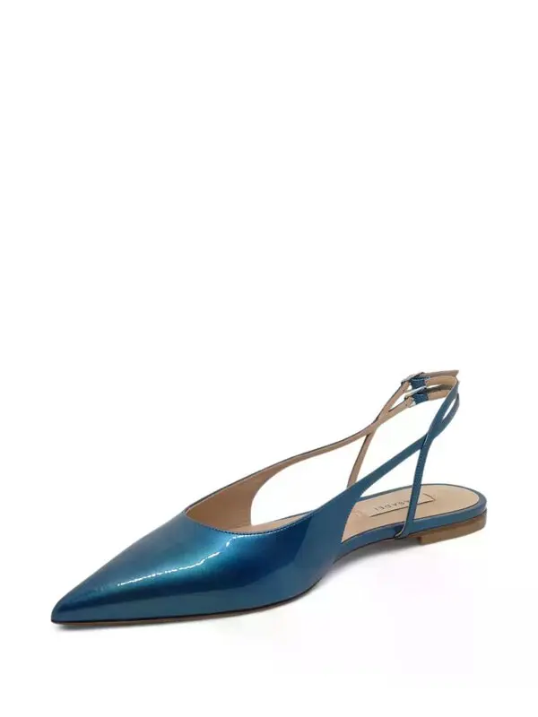 Casadei Pointed-toe Slingback Ballet Flats