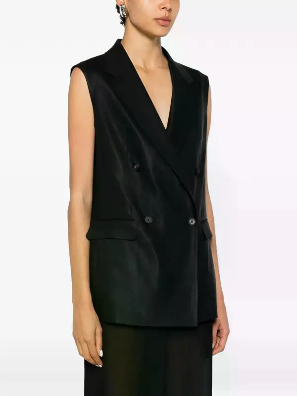 Tagliatore Double-breasted Sleeveless Waistcoat