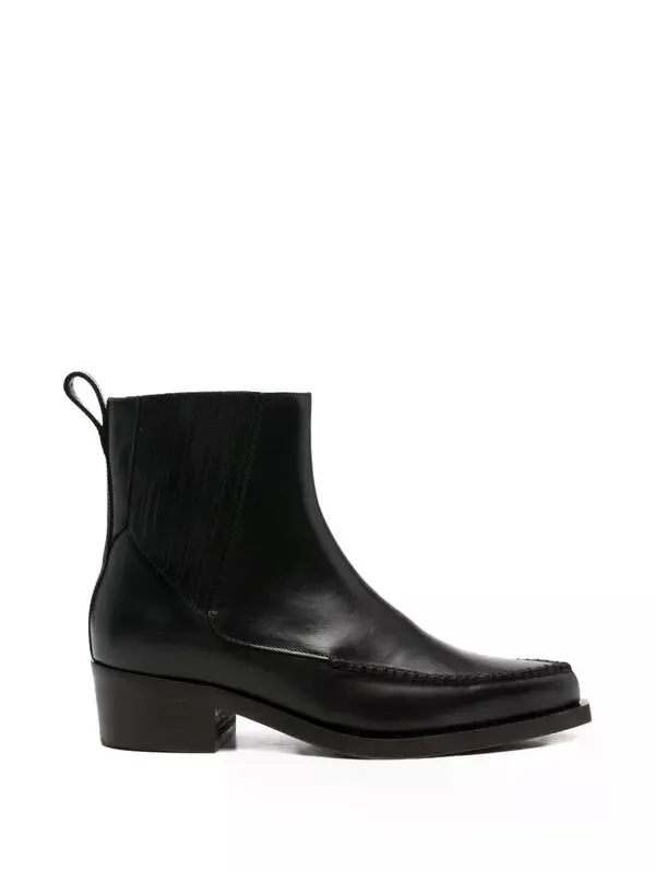 NULLUS Whipstitch-detail Chelsea Boots