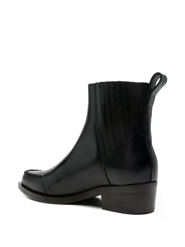 NULLUS Whipstitch-detail Chelsea Boots
