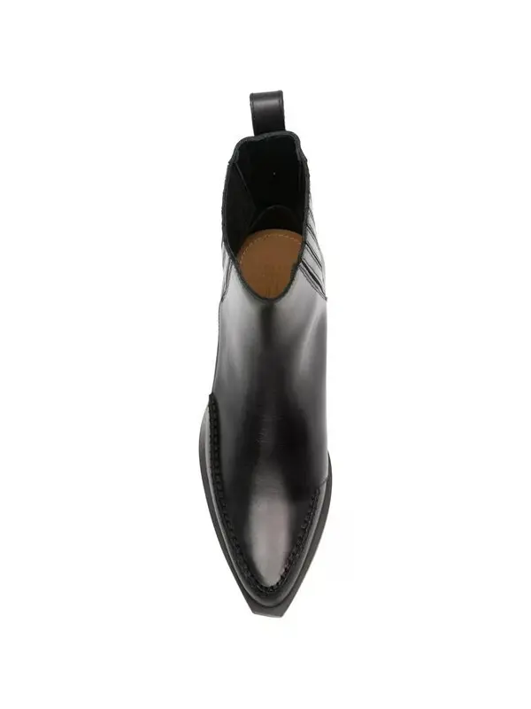 NULLUS Whipstitch-detail Chelsea Boots