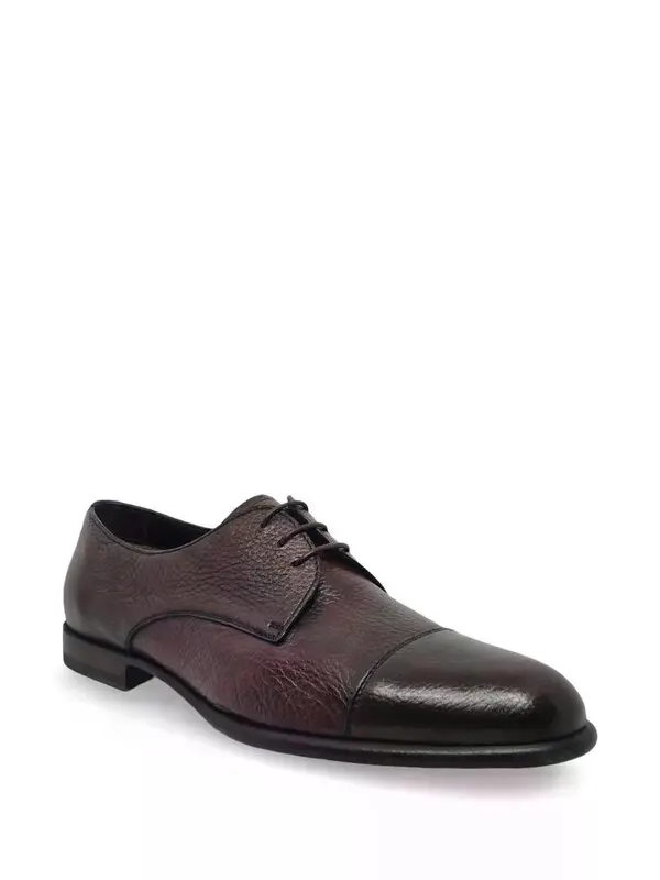 BARRETT Textured Cap-toe Derby Shoes