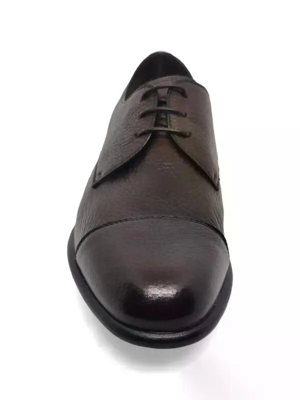 BARRETT Textured Cap-toe Derby Shoes