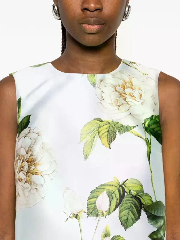 LUNATICA MILANO Floral-print Cropped Blouse