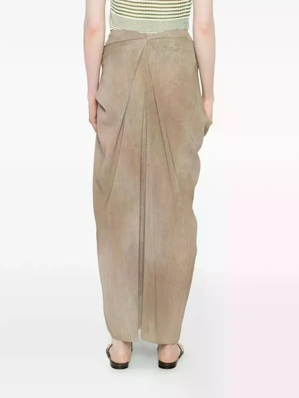 Ermanno Scervino Knotted Draped Maxi Skirt
