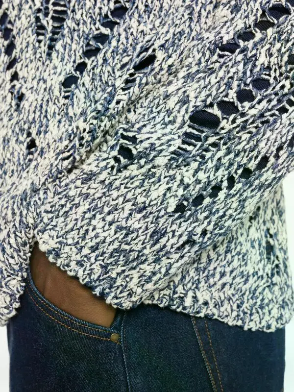 AMARANTO Distressed-effect Sweater