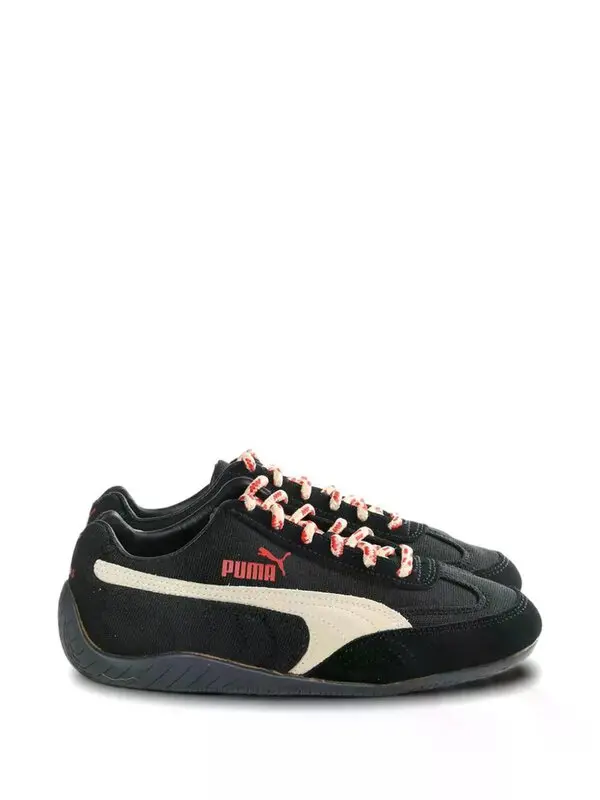 PUMA Logo-print Lace-up Sneakers - Black