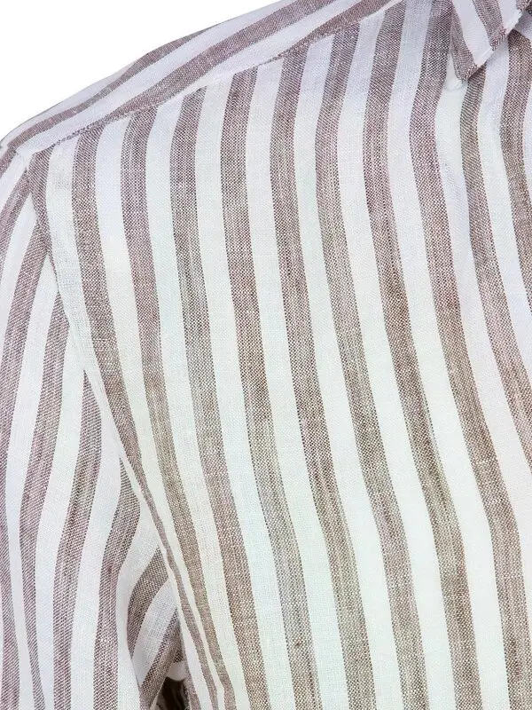 BARBA NAPOLI Striped Shirt