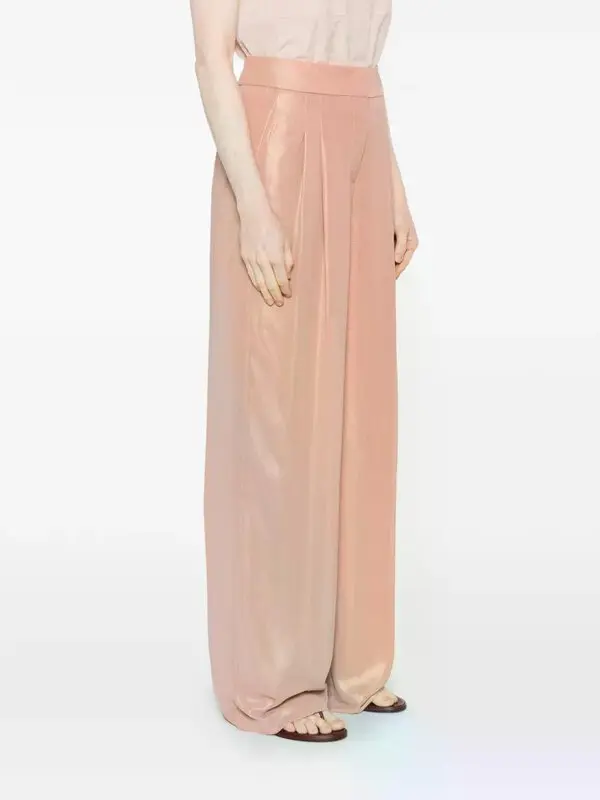 Peserico Metallic-effect Wide-leg Trousers