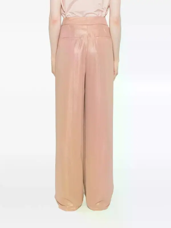 Peserico Metallic-effect Wide-leg Trousers