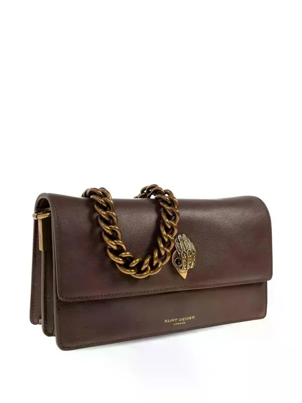 Kurt Geiger Leather Shoulder Bag - Brown