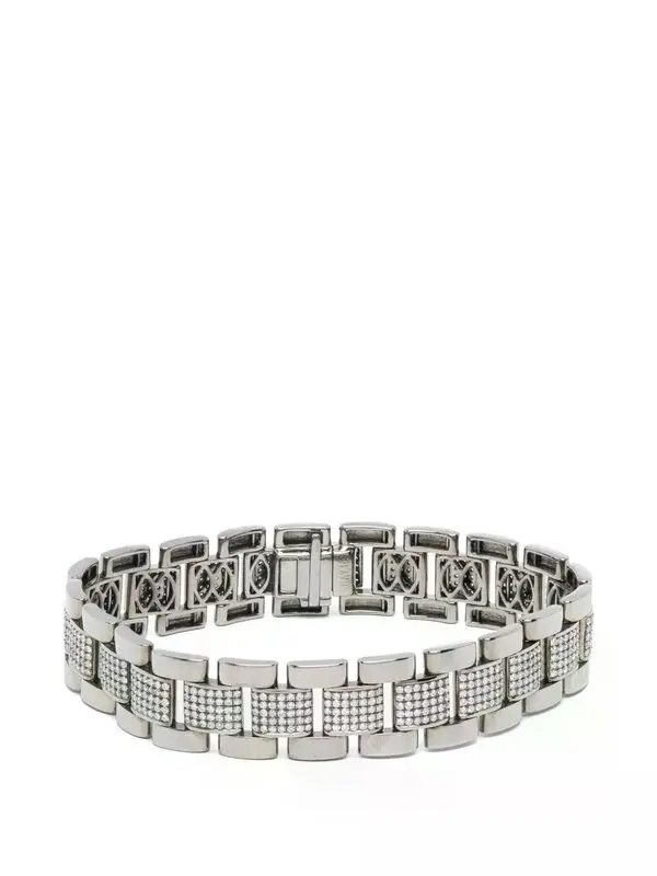 Shay Diamond 18k Gold Link Bracelet - Silver