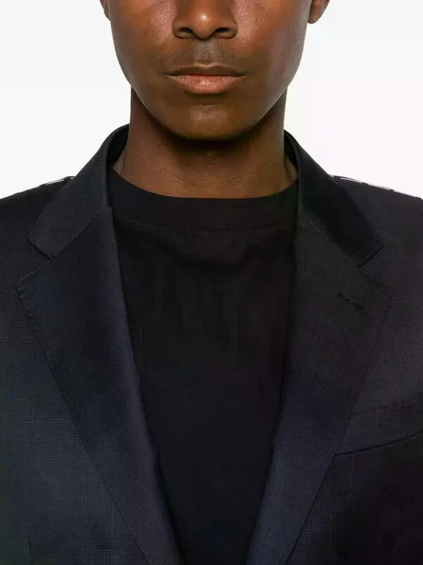 Zegna Single-breasted Wool Suit - Blue