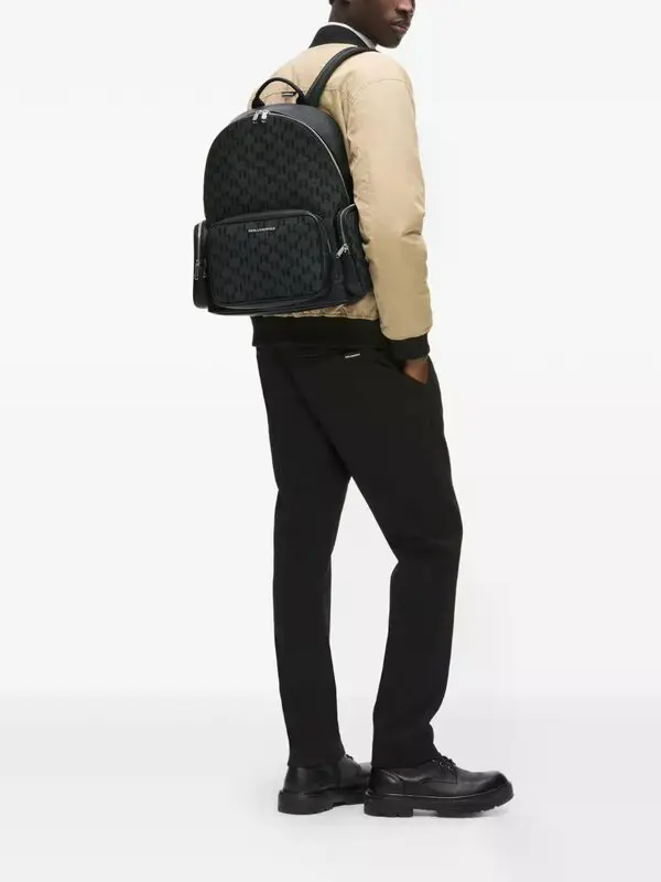 Karl Lagerfeld K/monogram Jacquard Backpack