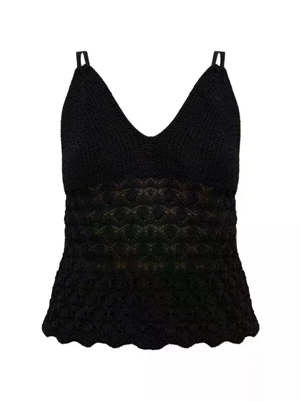 AKEP Knitted V-neck Top