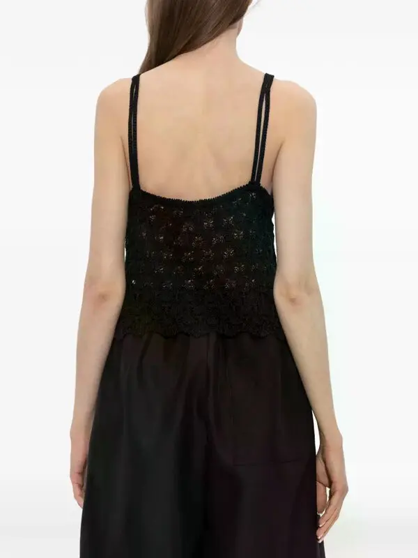 AKEP Knitted V-neck Top