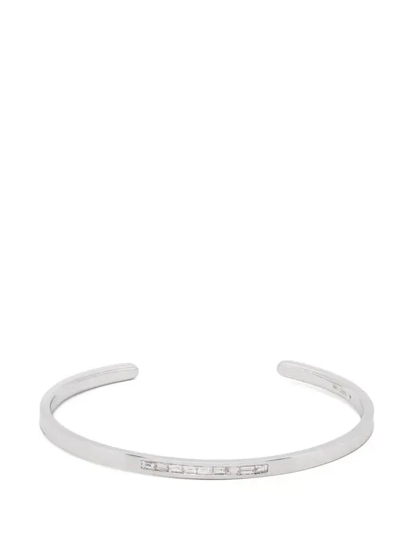 Shay Diamond Cuff Bracelet - Silver
