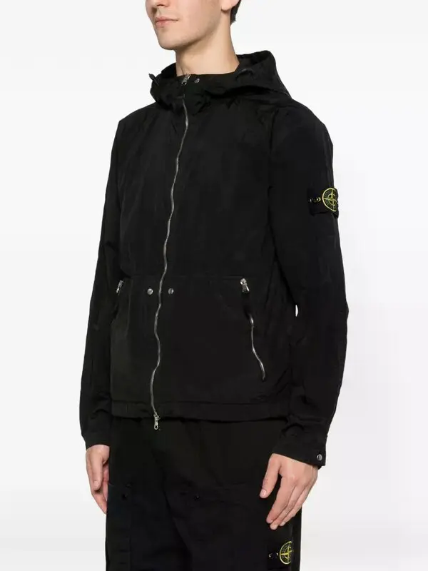 Stone Island Compass-patch Hooded Jacket