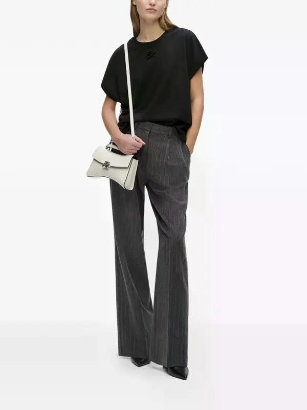 Karl Lagerfeld Logo-embroidered T-shirt
