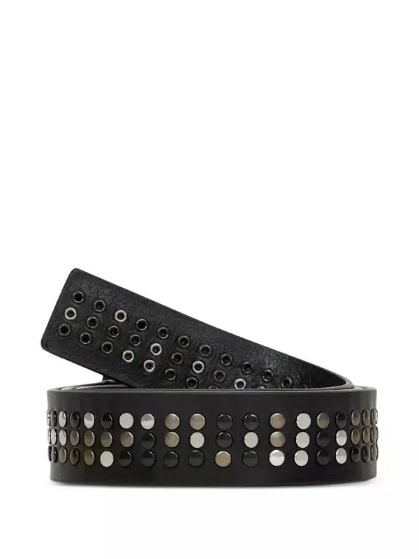 Karl Lagerfeld Stud-embellished Leather Belt
