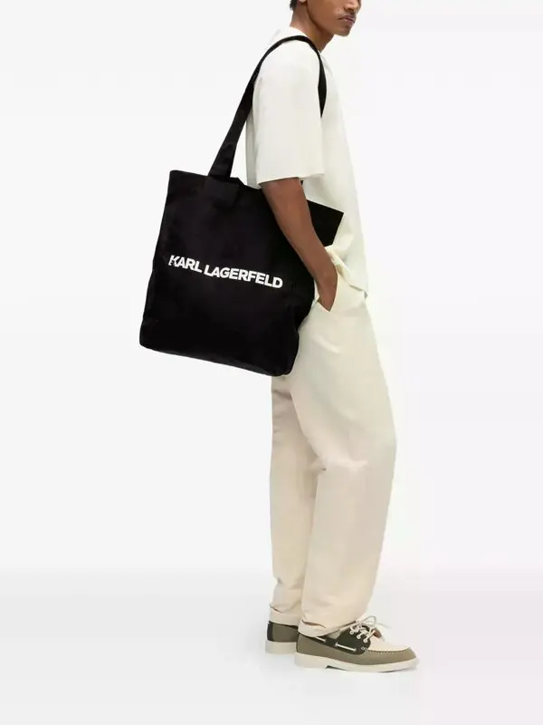 Karl Lagerfeld Logo-print Tote Bag - Black