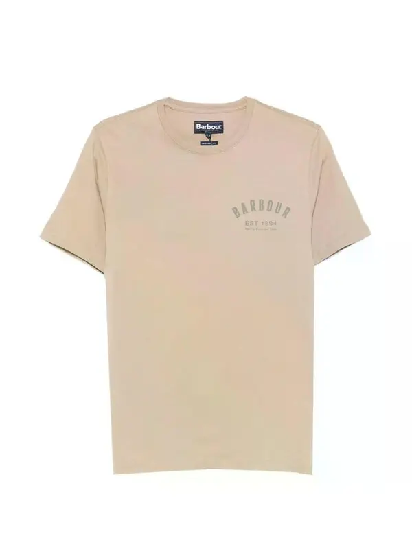 Barbour Preppy Logo-print T-shirt - Neutrals