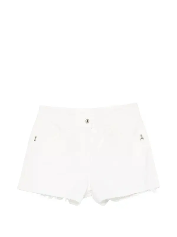 Patrizia Pepe Raw-cut Shorts - White