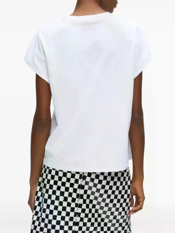 Karl Lagerfeld Embroidered Logo T-shirt