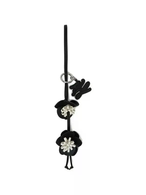 Karl Lagerfeld K/autograph Orchid Keychain - Black