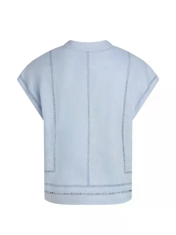 Karl Lagerfeld Embroidered-detail Blouse