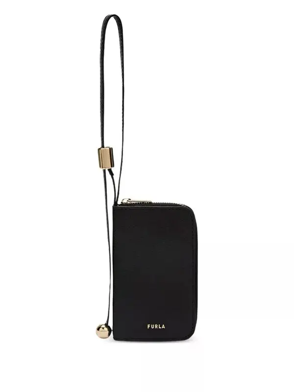 Furla Lettering Logo Wallet - Black