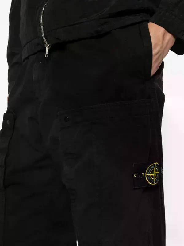 Stone Island Compass-patch Cargo Pants