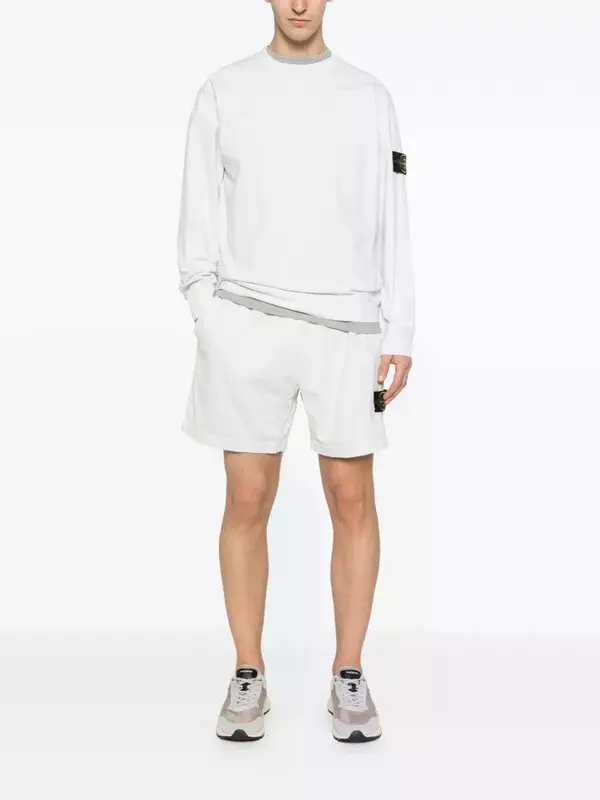 Stone Island Compass Patch Sweatshirt - Blue
