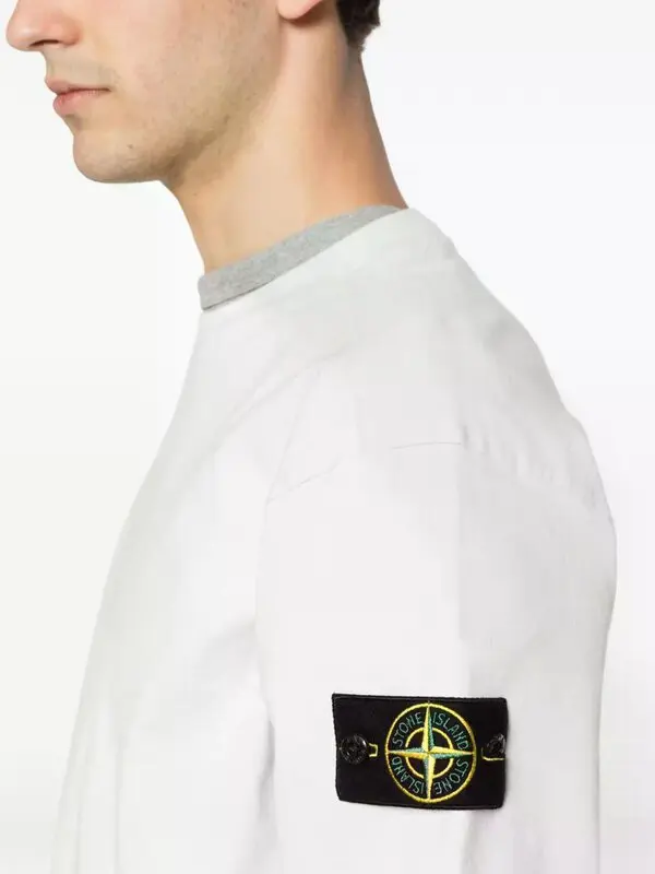 Stone Island Compass Patch Sweatshirt - Blue