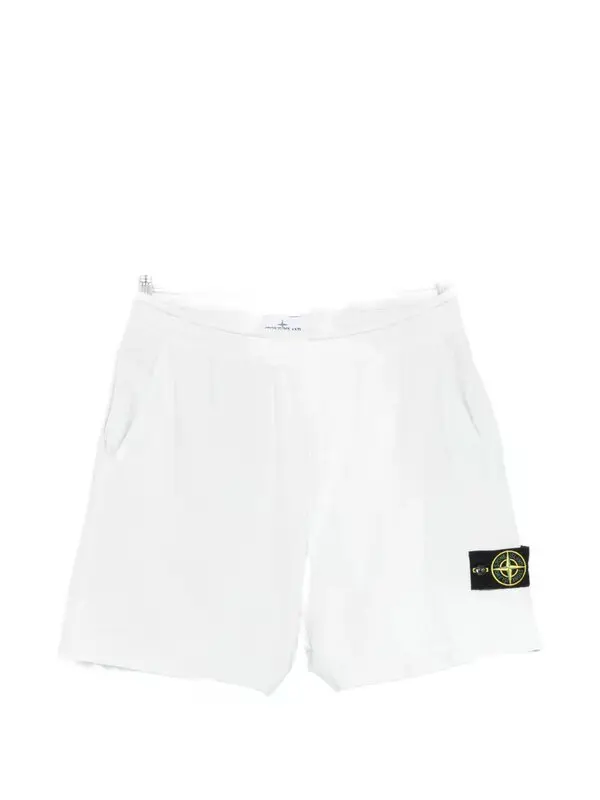 Stone Island Compass-patch Shorts - Blue