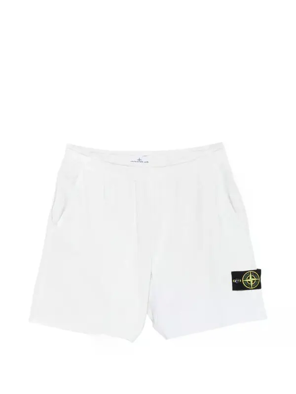 Stone Island Compass-patch Shorts - Blue