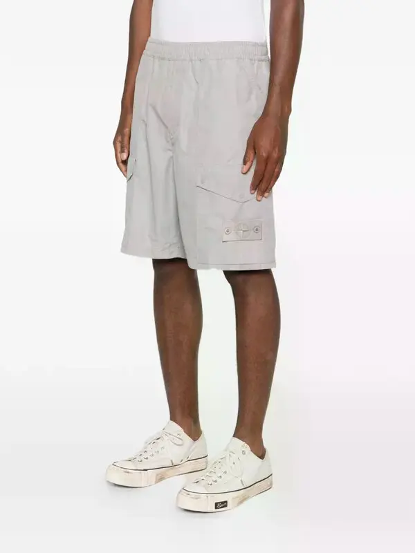 Stone Island Logo-patch Cargo Shorts